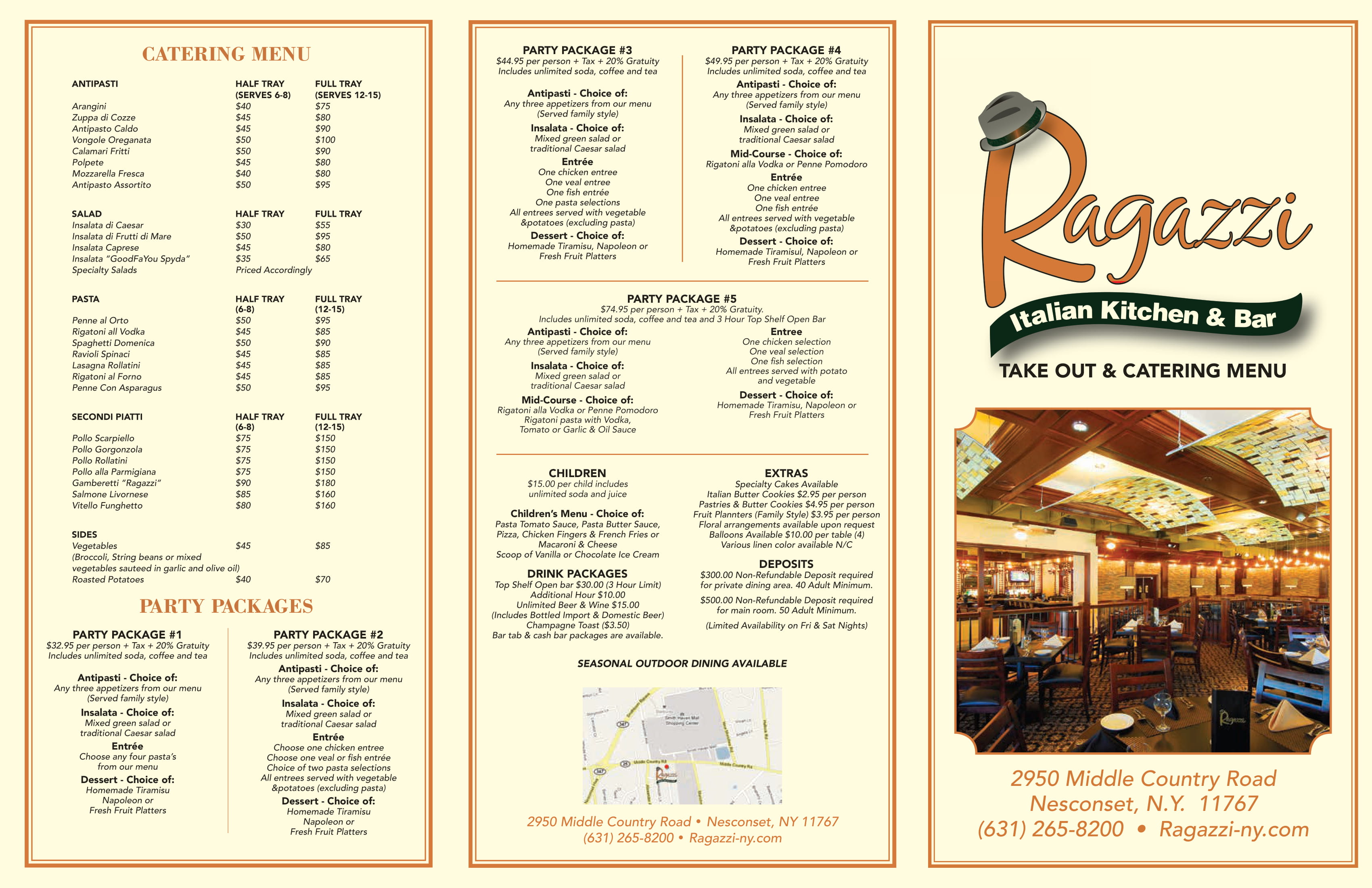 Menu – Catering – Ragazzi