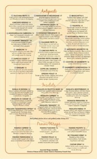 Menu – Lunch – Ragazzi