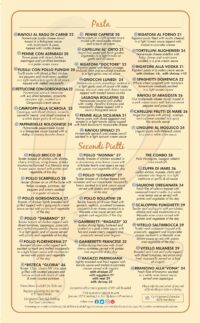 Menu – Dinner – Ragazzi